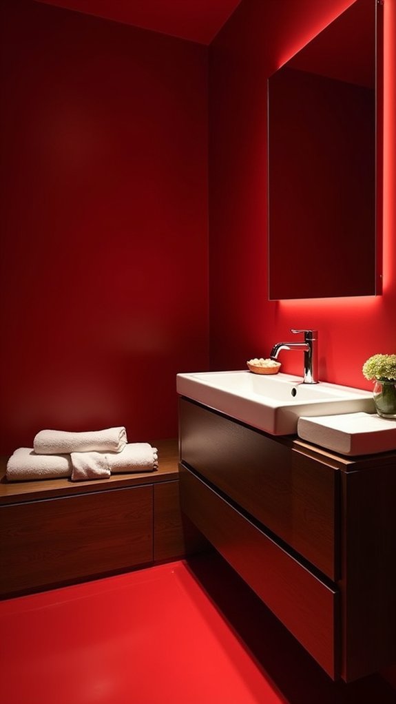 20 Red Bathroom Color Schemes That Make a Statement