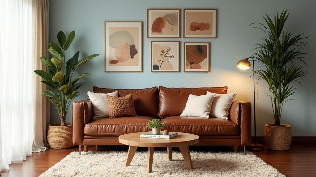 20 Living Room Color Ideas With a Brown Couch That Actually Work