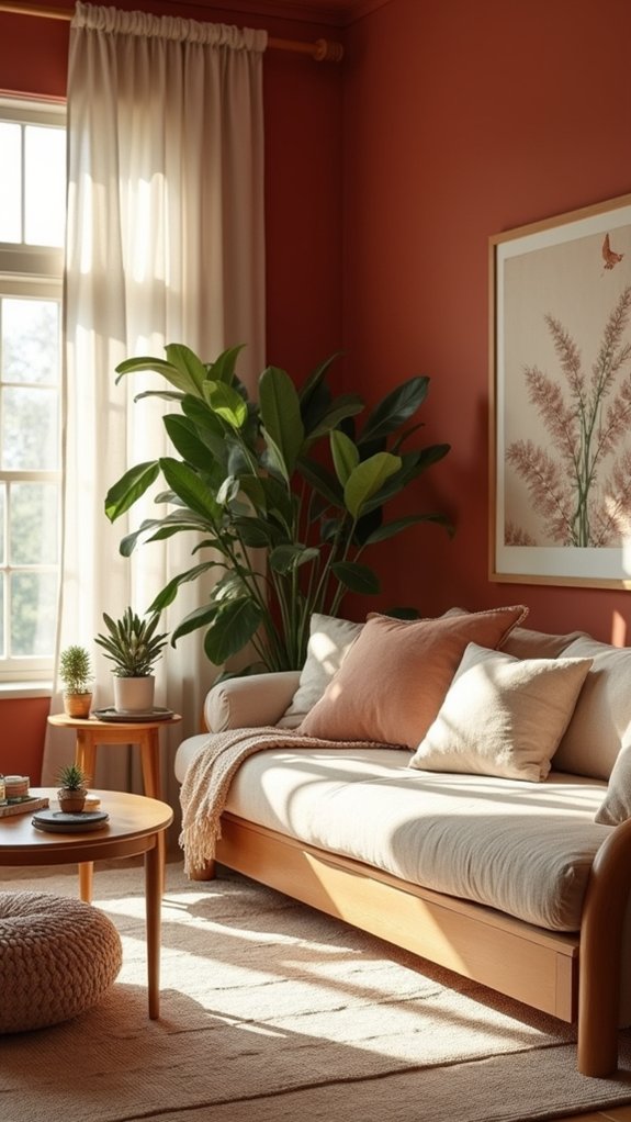 25 Earth Tone Living Room Color Schemes That Feel Grounded