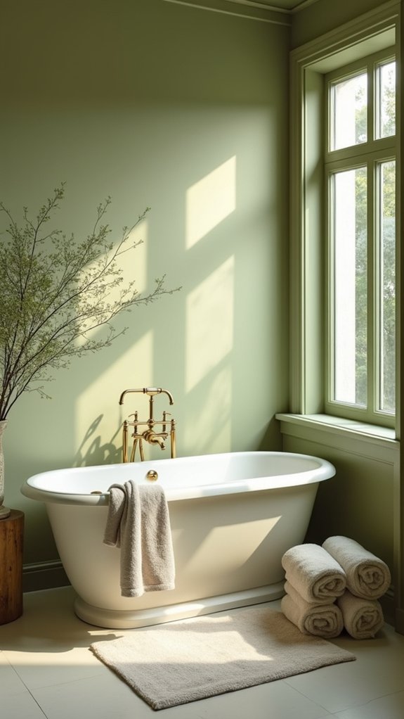 20 Olive Bathroom Color Ideas That Add Subtle Warmth