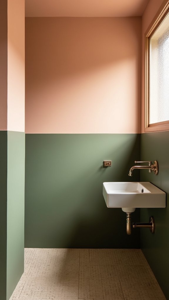 18 Two Tone Bathroom Wall Color Ideas That Stand Out