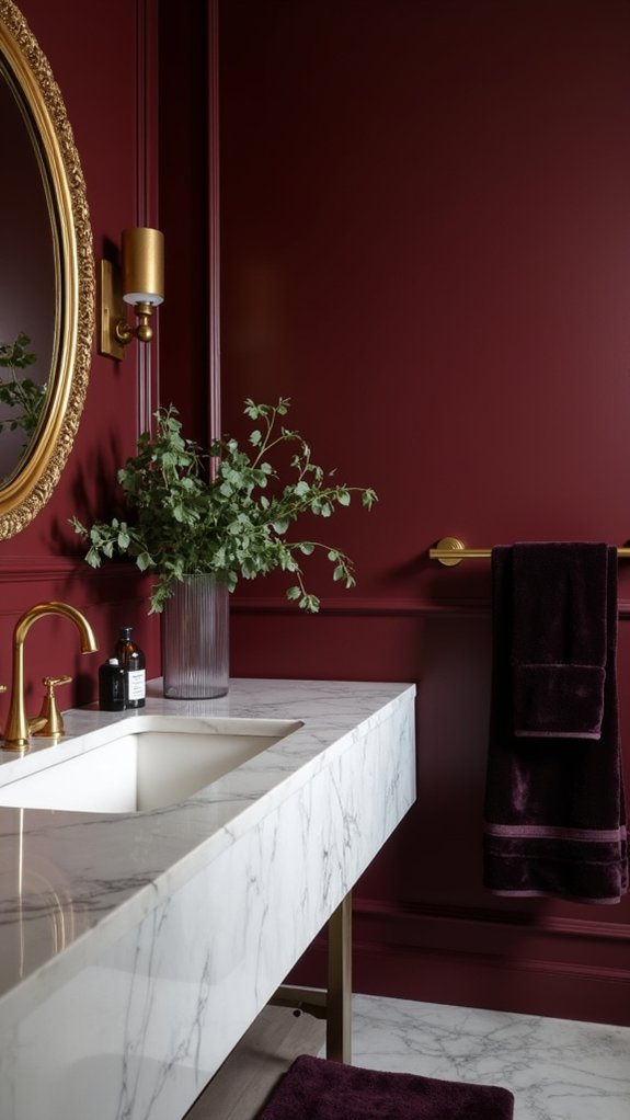 20 Red Bathroom Color Schemes That Make a Statement