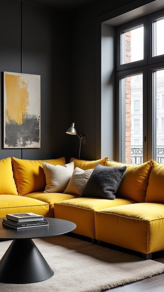 20 Mustard Yellow Living Room Color Palettes You’ll Love