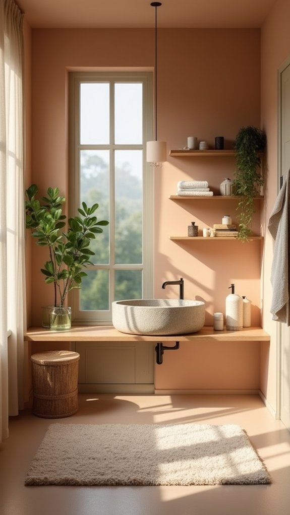 25 Earth Tone Bathroom Palettes That Bring Natural Charm