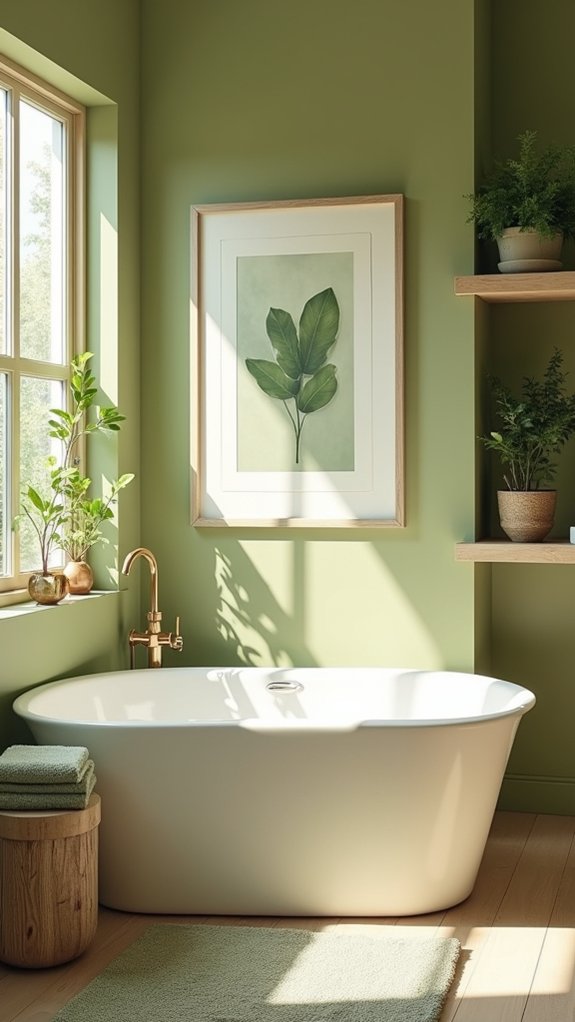 20 Olive Bathroom Color Ideas That Add Subtle Warmth