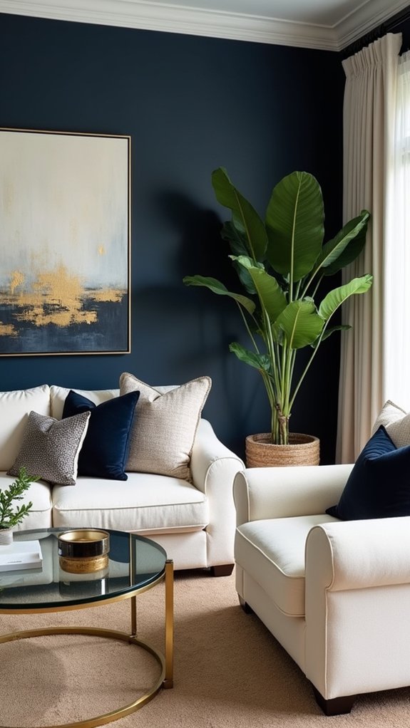 20 One Wall Different Color Living Room Ideas That Create Impact