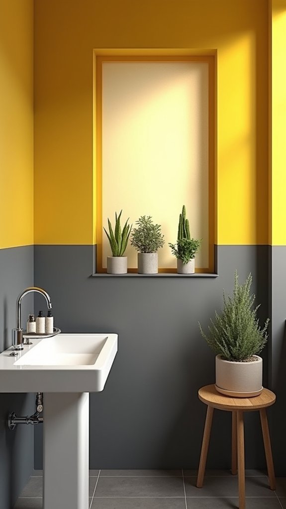 18 Two Tone Bathroom Wall Color Ideas That Stand Out