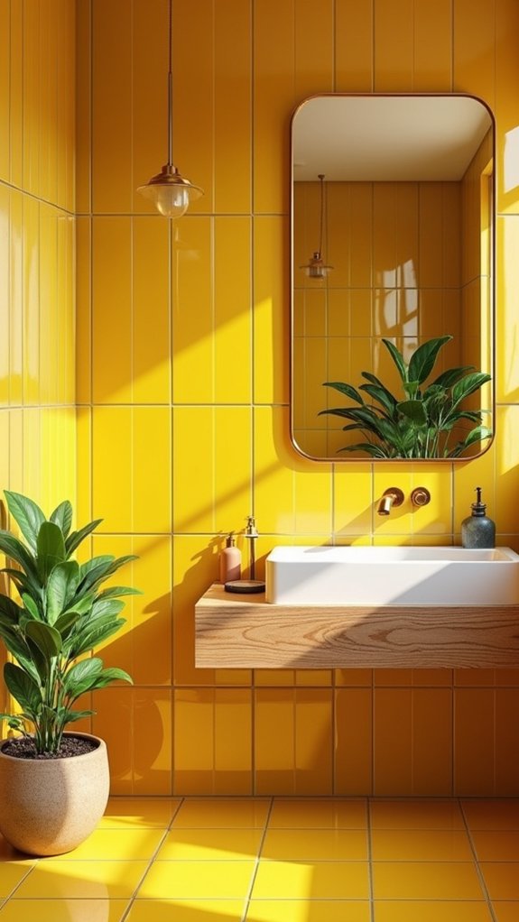 20 Mustard Yellow Bathroom Color Ideas That Pop