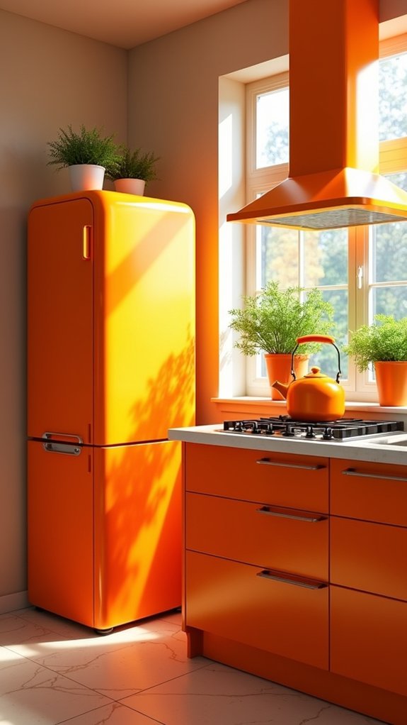 18 Orange Kitchen Color Ideas That Add Energy