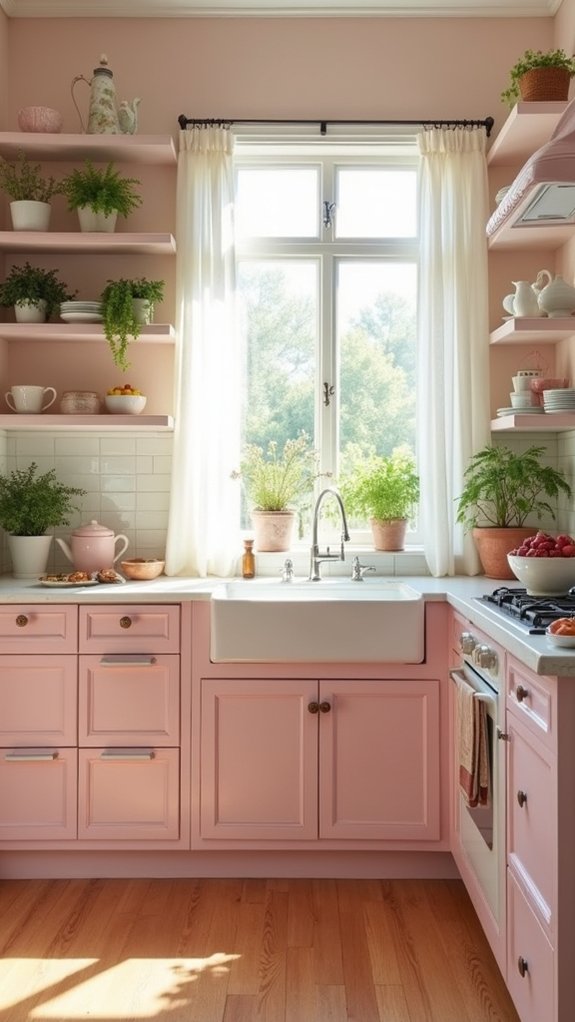 20 Pink Kitchen Color Ideas That Add Playful Charm