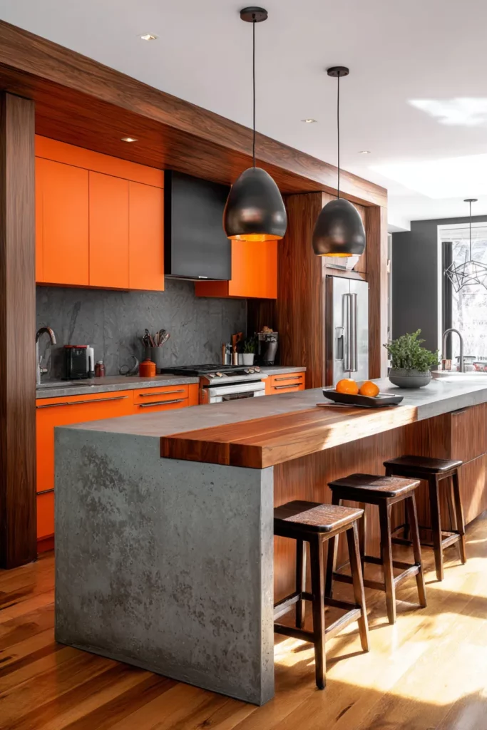 18 Orange Kitchen Color Ideas That Add Energy