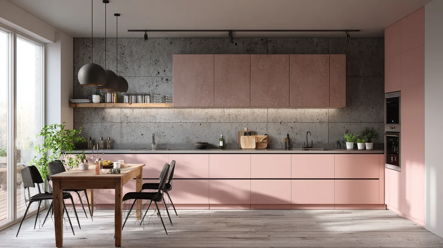 20 Pink Kitchen Color Ideas That Add Playful Charm