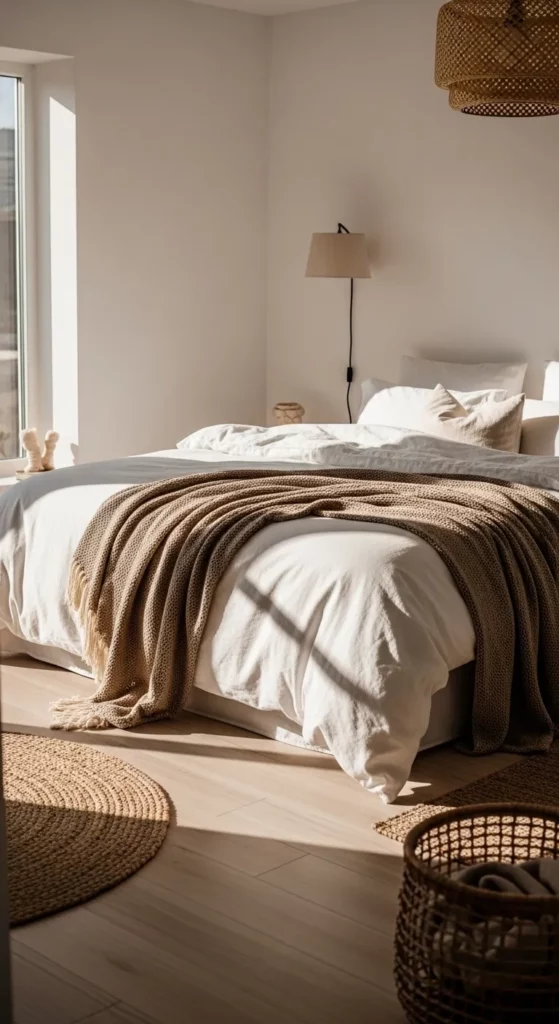 21 Bedroom Color Ideas for Neutral Bedding That Feel Layered