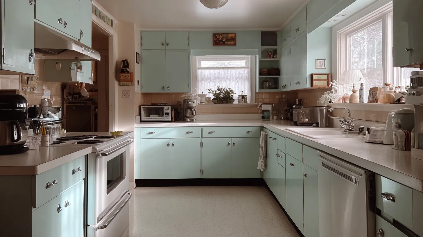 23 Retro Kitchen Color Palettes Inspired by the 50s, 60s, and 70s