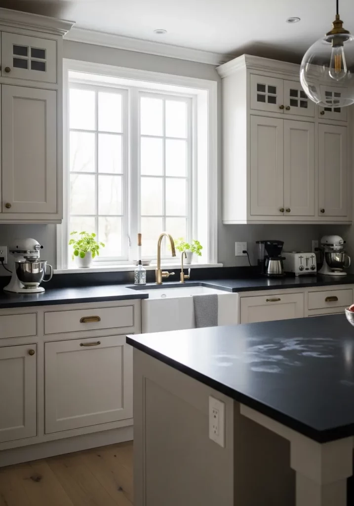 22 Stunning Black Countertops Kitchen Color Schemes For A High-End Look